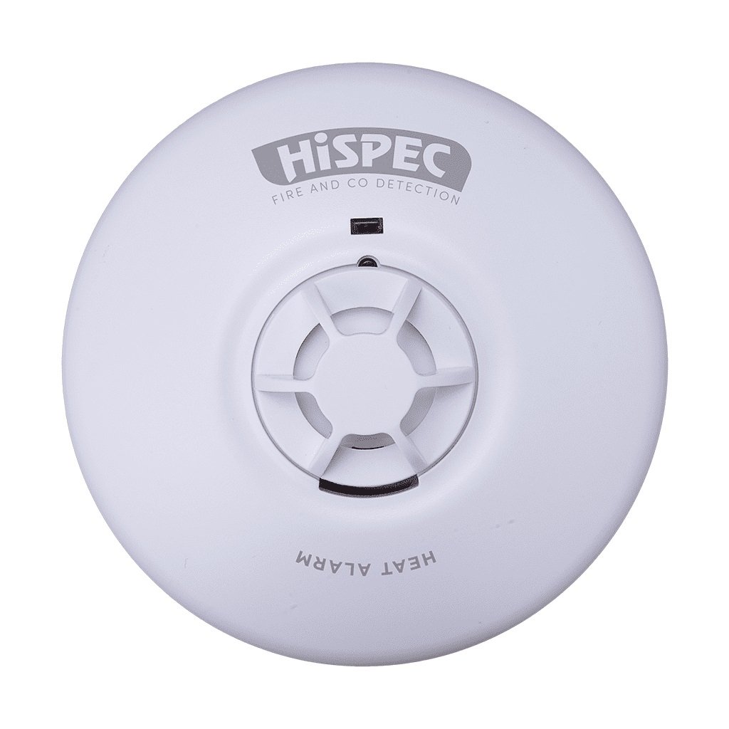 HiSPEC HSSA/HE Interconnectable Mains Heat Detector | AA Jones Electric HiSPEC HSSA/HE Interconnectable Mains Heat Detector | AA Jones Electric