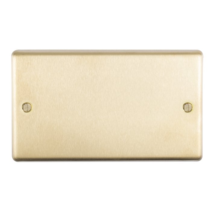 Eurolite SB2B Stainless steel Double blank plate, Satin Brass | AA ... Eurolite SB2B Stainless steel Double blank plate, Satin Brass | AA ...