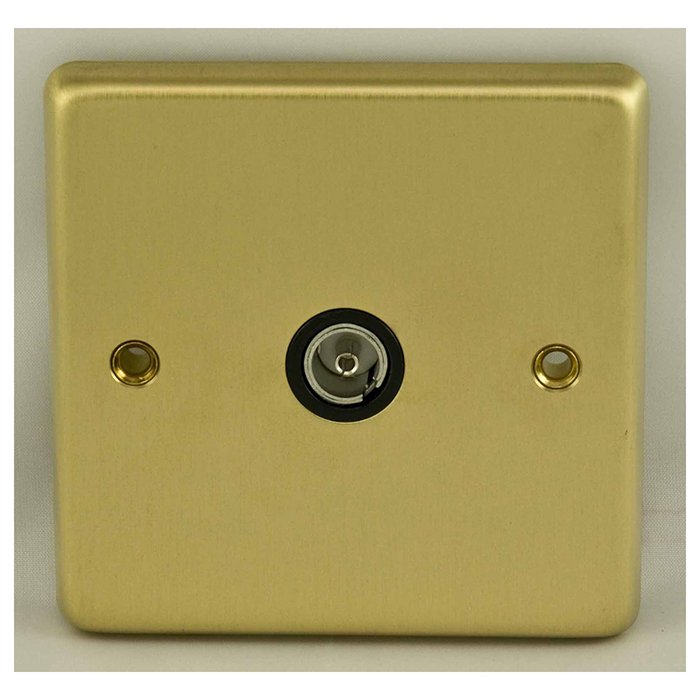 Eurolite SB1TVB Stainless steel TV, Satin Brass, Black interior, Black ... Eurolite SB1TVB Stainless steel TV, Satin Brass, Black interior, Black ...
